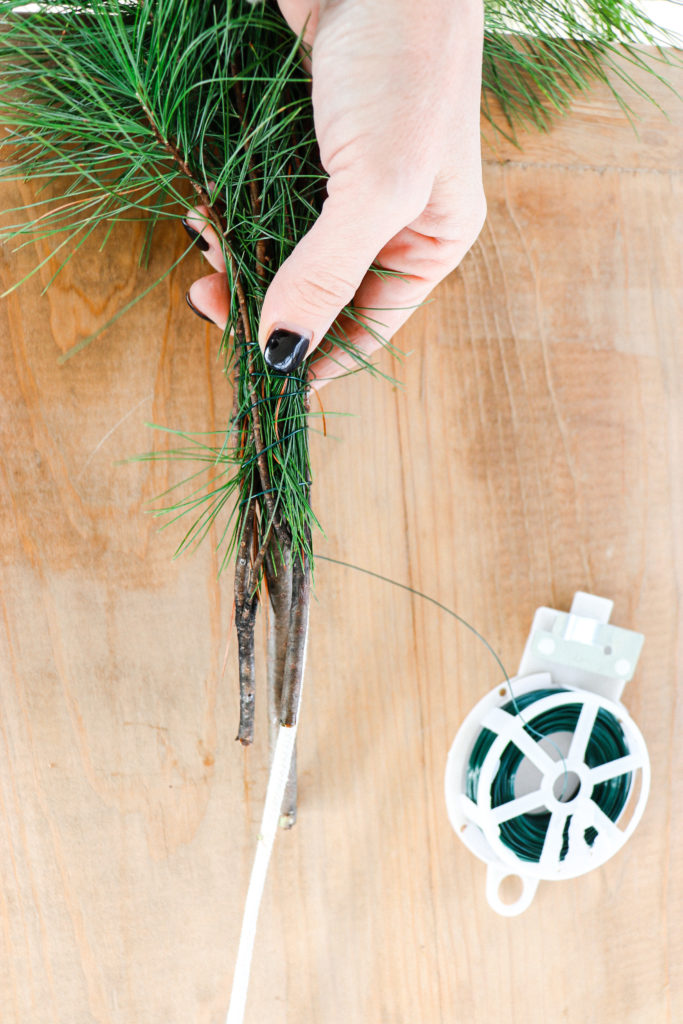 How To Make Fresh Christmas Garland - Fletcher Creek Cottage